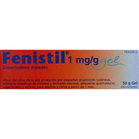 FENISTIL 1 MG/G GEL 50G - Antihistamínicos tópicos